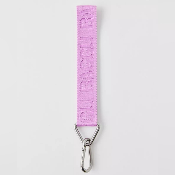 BAGGU | Accessories | Nwt Baggu Uo Exclusive Logo Keychain Peony | Poshmark